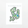 The Golf Prints | Golf Course Prints | Buy Quality Golf Course Maps