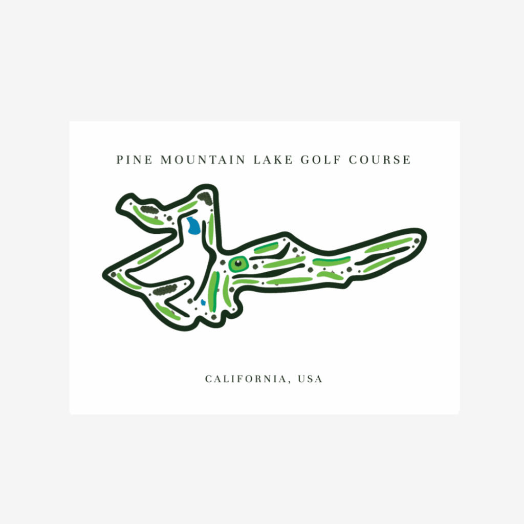 The Golf Prints | Golf Course Prints | Buy Quality Golf Course Maps
