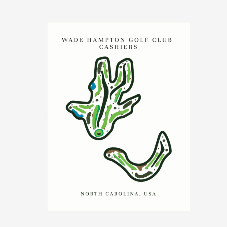 Golf Course Prints | Shop Golf Course Map Prints