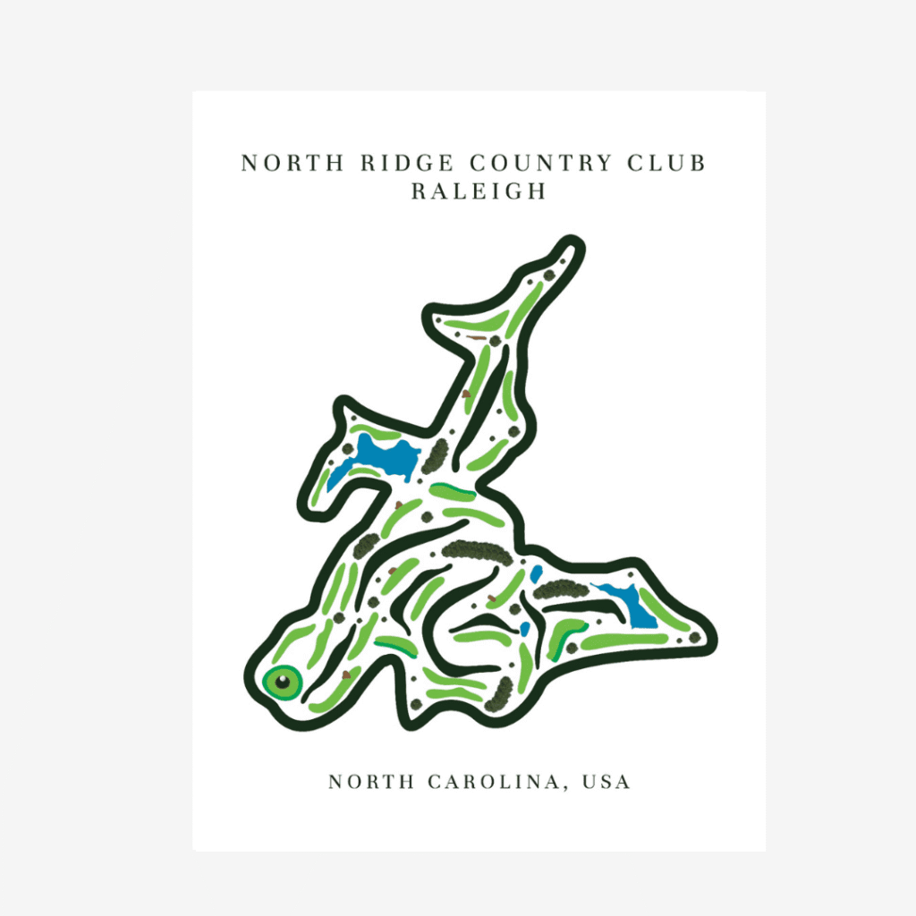 The Golf Prints | Golf Course Prints | Buy Quality Golf Course Maps