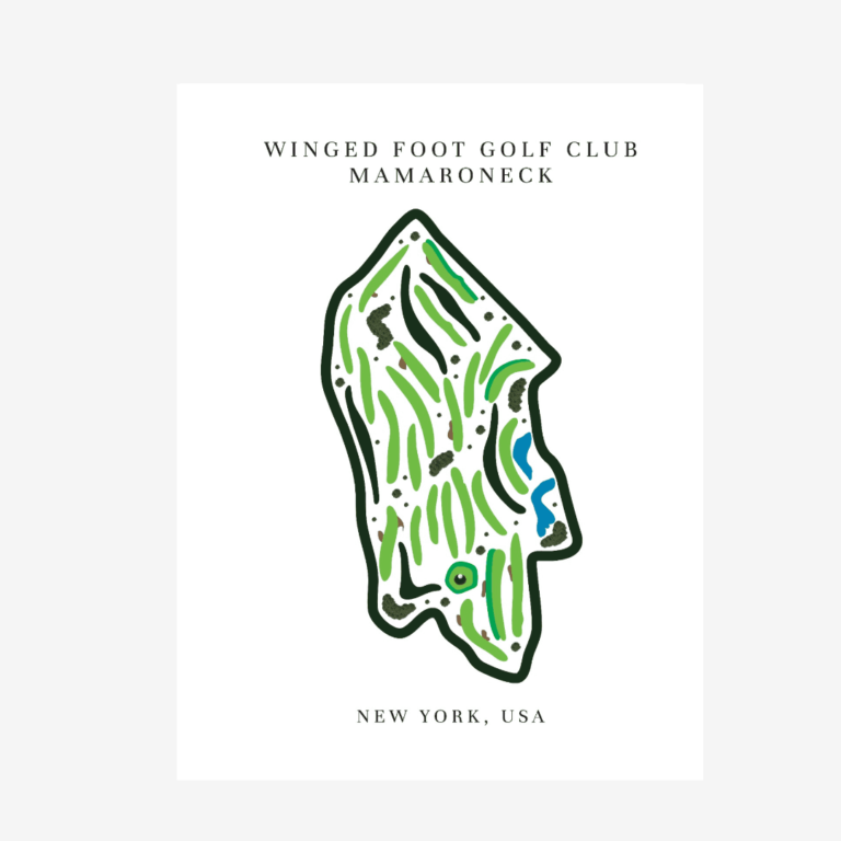 Golf Course Prints | Shop Golf Course Map Prints