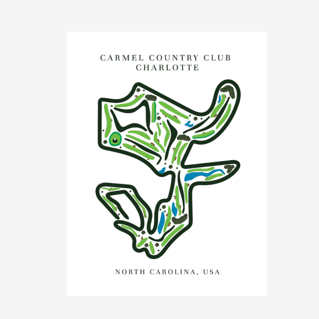 Golf Course Prints | Shop Golf Course Map Prints