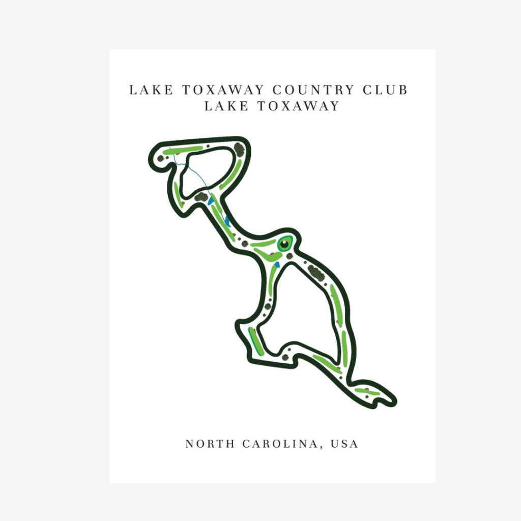 Golf Course Prints | Shop Golf Course Map Prints
