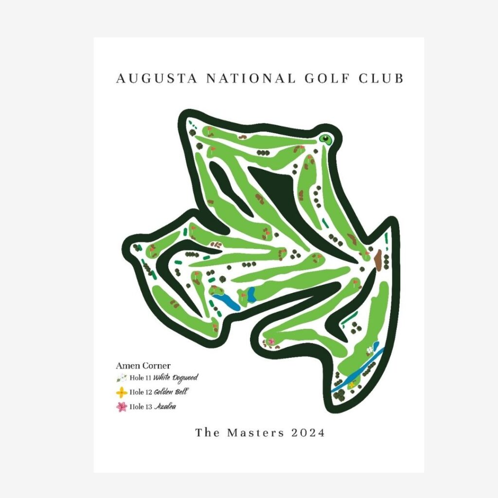 The Golf Prints | Golf Course Prints | Buy Quality Golf Course Maps
