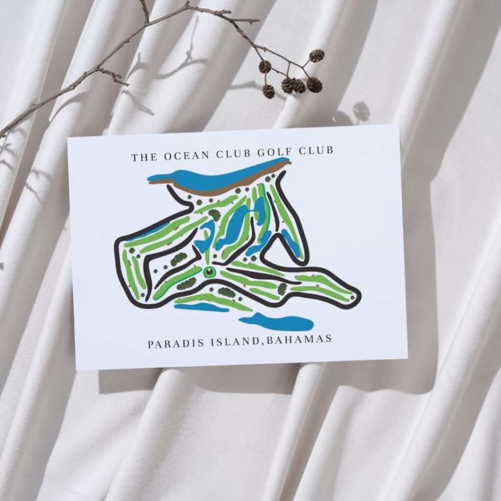 The Ocean Club Golf Club Golf Course Prints, Paradise Island – Bahamas ...
