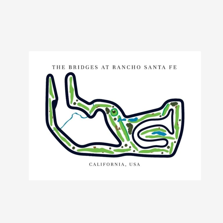 Golf Course Prints | Shop Golf Course Map Prints
